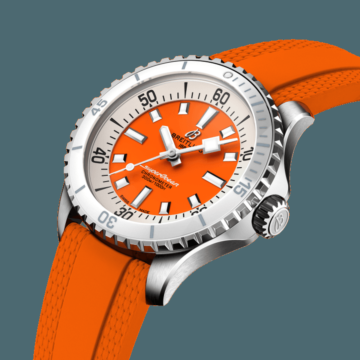 Breitling Superocean Automatic 36mm Orange A17377211O1S1 | LORO