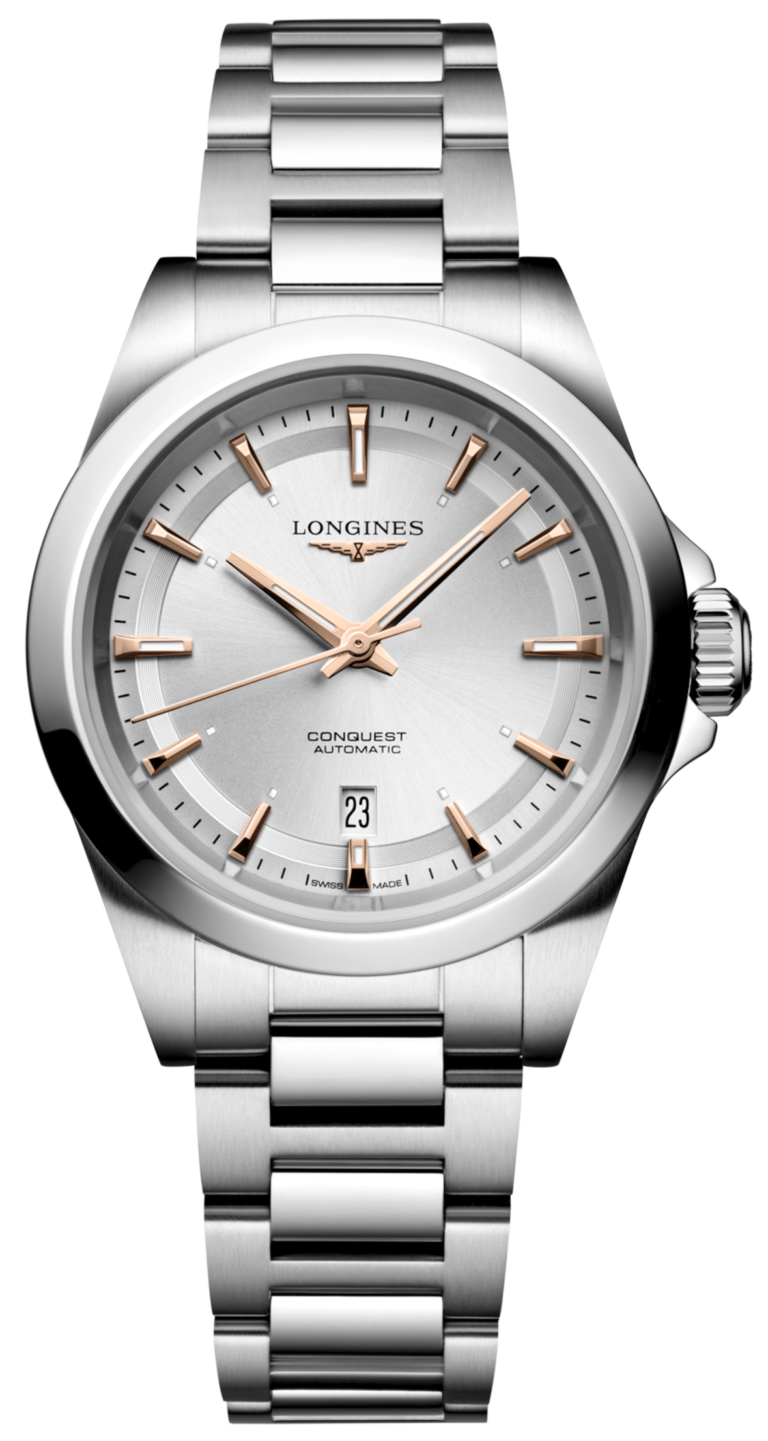 Longines Conquest Automatic Sunray Silver 30mm L3.320.4.72.6 | LORO