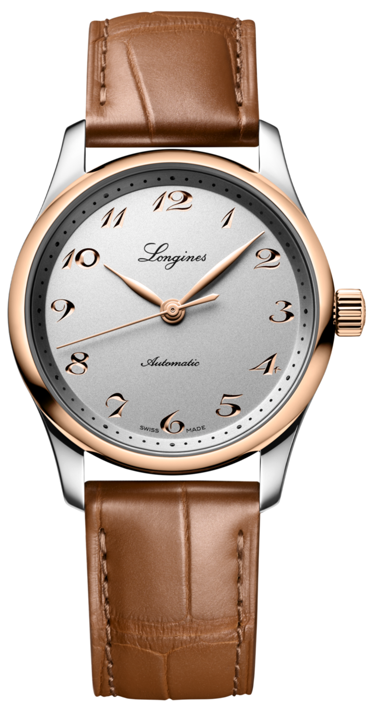 Longines Master Collection Automatic Rose Gold & Steel Silver 34mm L2 ...